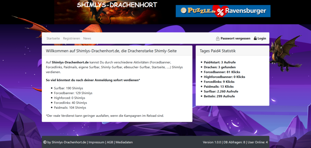 Shimlys-Drachenhort.de - Paid4fuchs